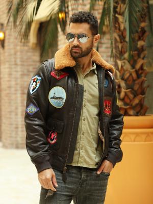 Men Leather Jacket – Top Gun Arabia